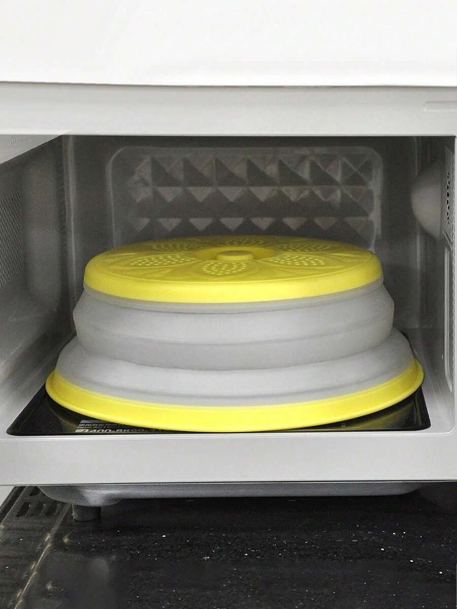 3M Foldable Microwave Cover, Plastic Spatter Guard Food Cover ...