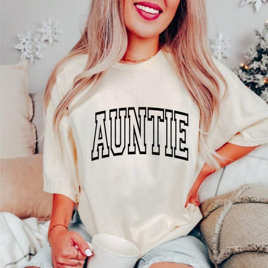 Auntie Svg Png, Family Svg Png, Auntie Png, Varsity Text Svg Png ...