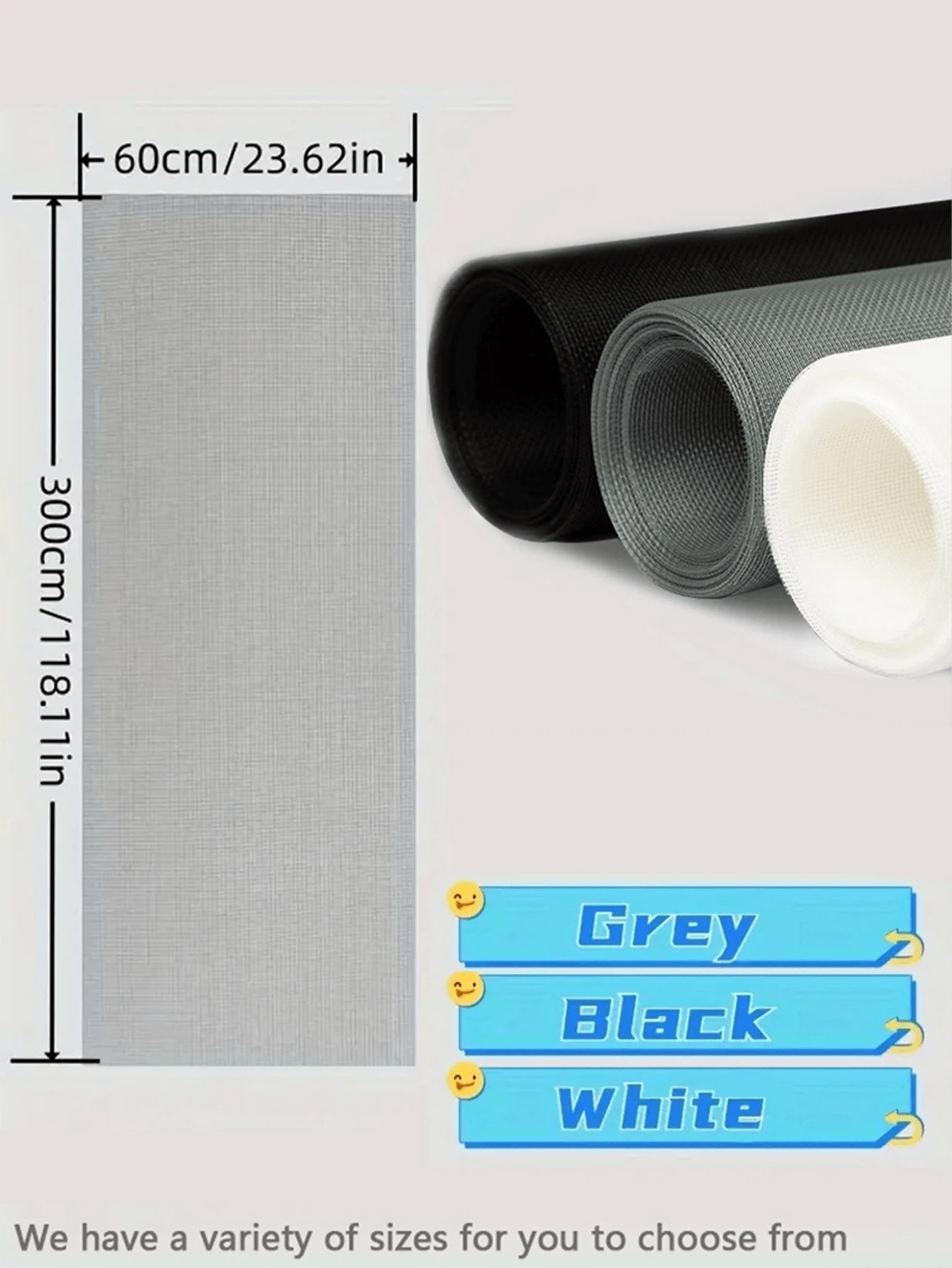 DIY Cuttable Mosquito Netting, Customizable For Doors And Windows ...