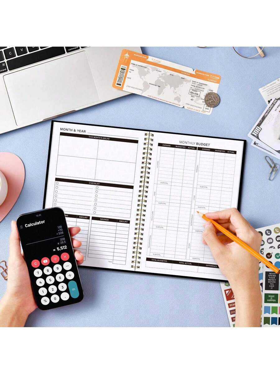 Monthly Bill Payment Tracker Notebook, 2025 Finance Management ...