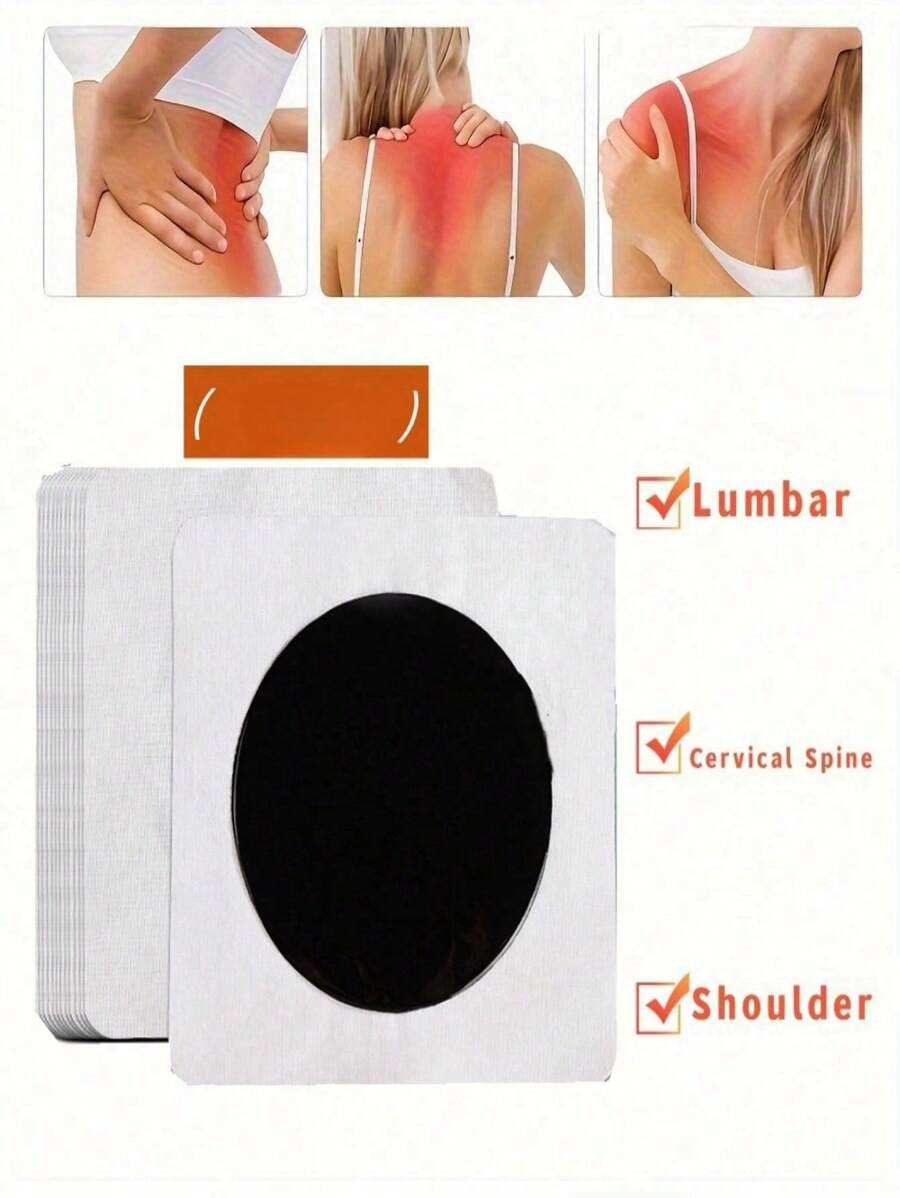 Old Black Cream Back Patch Knee Neck Shoulder Muscle Joint Super Hot ...