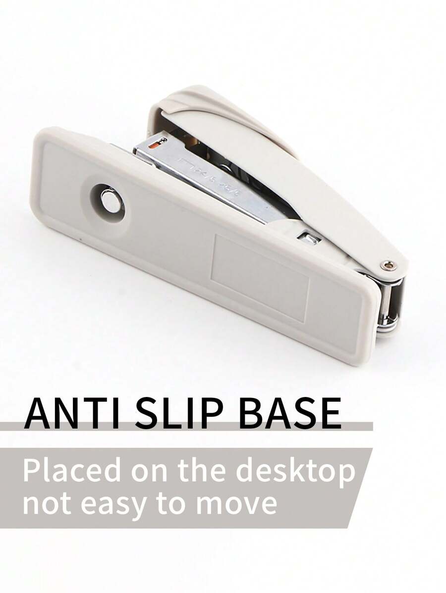 1pc Grey Portable Stapler, Multi-Functional Office & Student Thick Book ...