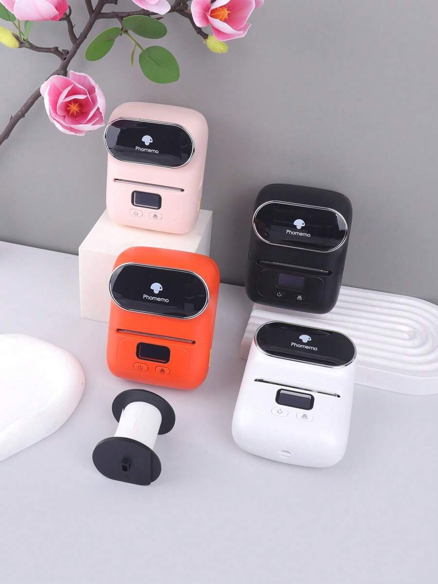 1 Mini Thermal Printer, M110 Model Bluetooth Connection, Home Office ...