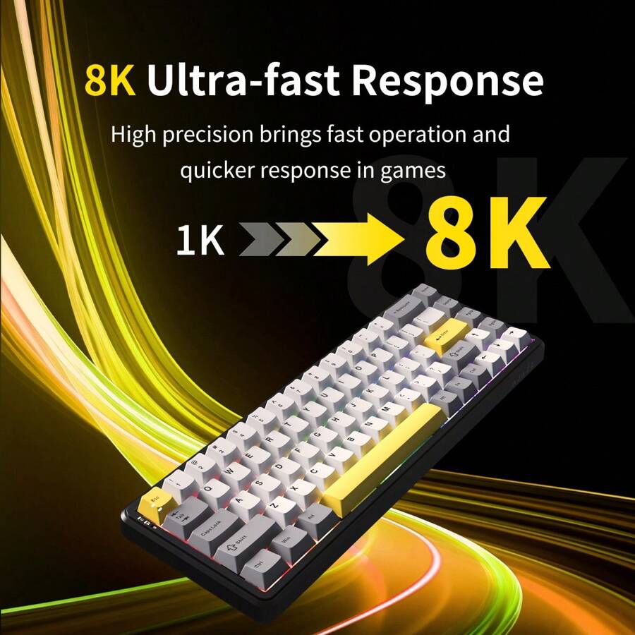 Black Shark AK680MAX 3-Mode Magnetic Axis Keyboard, Full Hotswap Dual ...