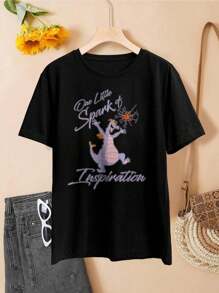 Figment Spark Women's Cute Comfy T-Shirt | Ladies Tee Featuring One ...