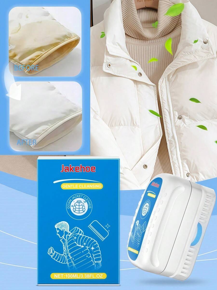 Down Jacket Dry Cleaning Detergent, Gentle, Non-Irritating, Easily ...