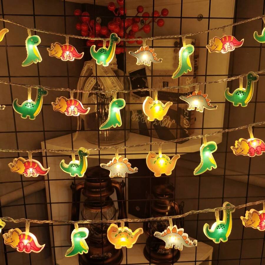 1pc 10/20 LED Acrylic Animal String Light, Battery Powered Decorative ...