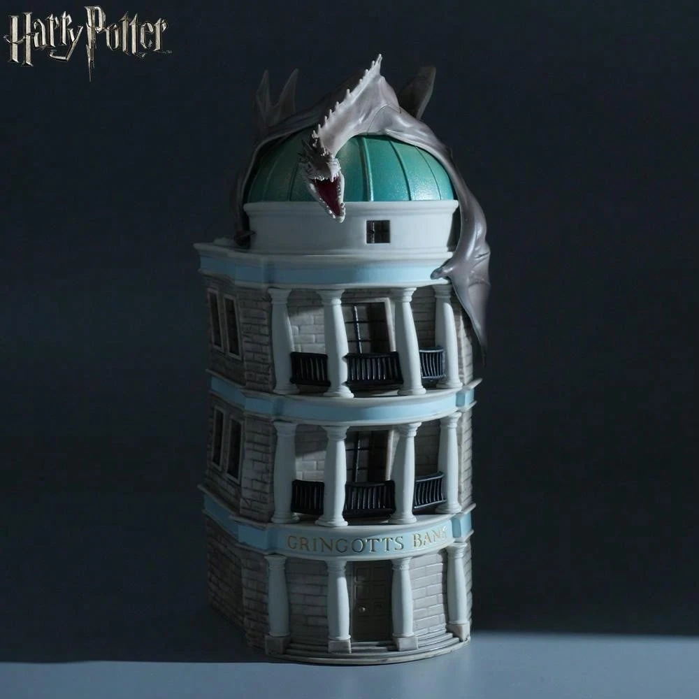 WB Harry Potter Couples Gifts Gringotts Scenes Statue Coin Bank 1PC PVC ...