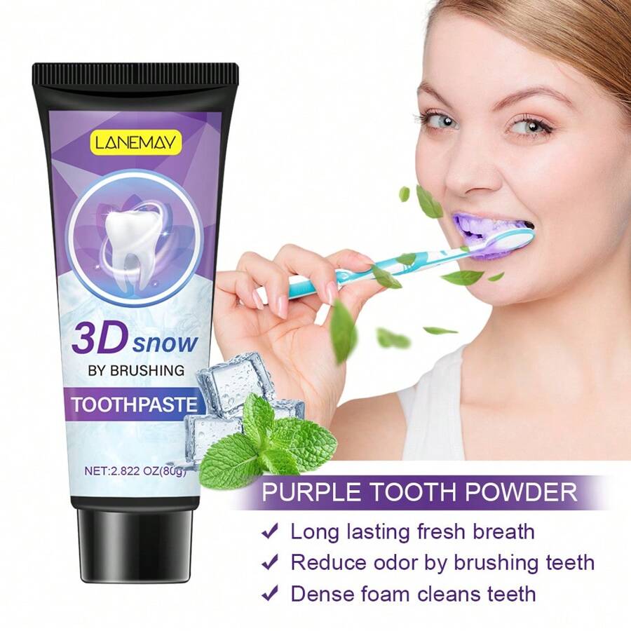 LANEMAY 3D White Toothpaste - Strengthens Tooth Enamal And Protects ...