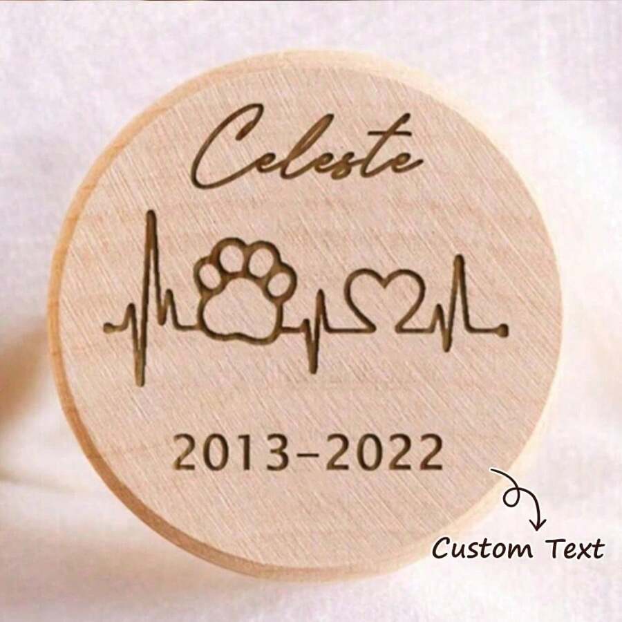 Caixa de lembrança para animais de estimação - Presentes personalizados ...