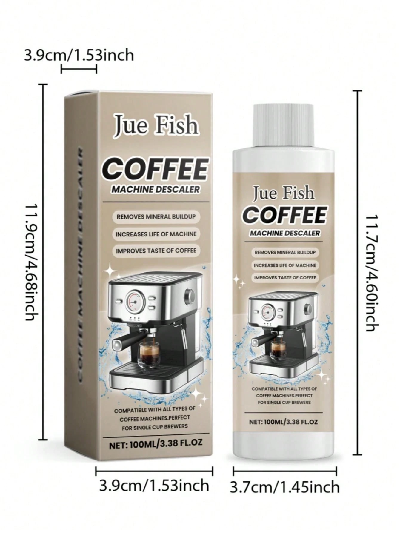 Coffee Machine Descaling Solution - Coffee Machine Cleaner For Removing ...