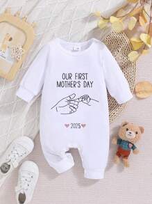 Geschenk zum Muttertag Junge Mädchen Cartoon Buchstaben Muster "Unser ...