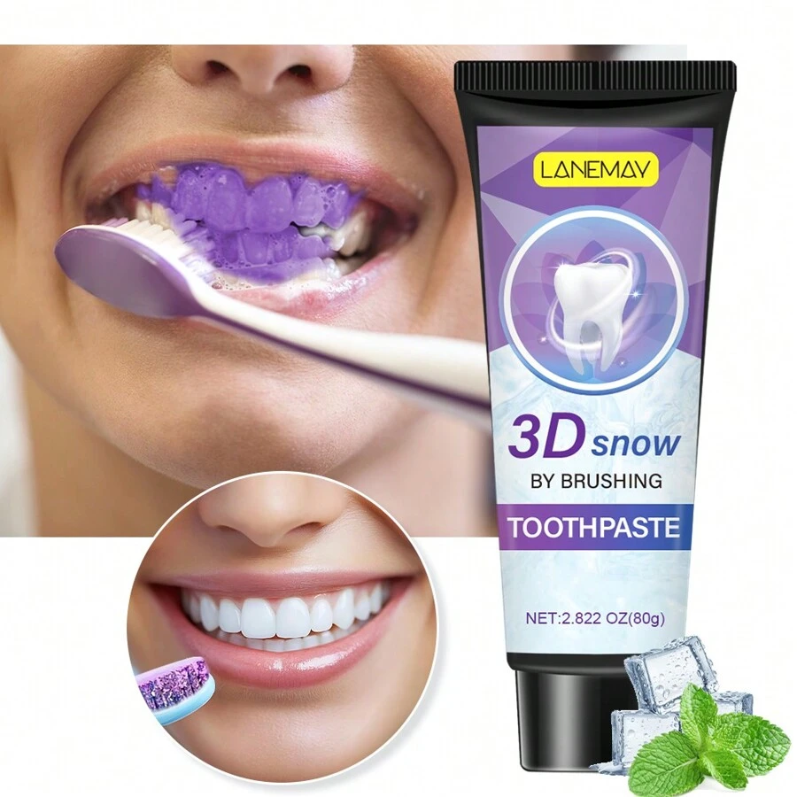 LANEMAY 3D White Toothpaste - Strengthens Tooth Enamal And Protects ...