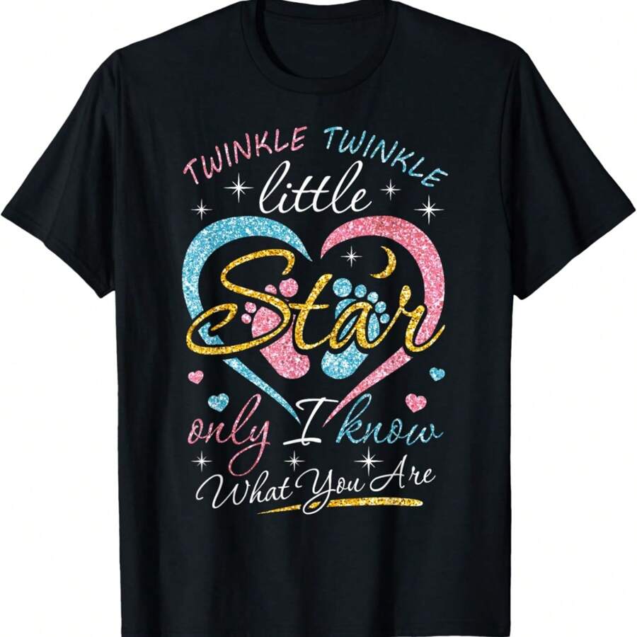 Twinkle Twinkle Little Star Only I Know Gender Keeper Reveal T-Shirt ...