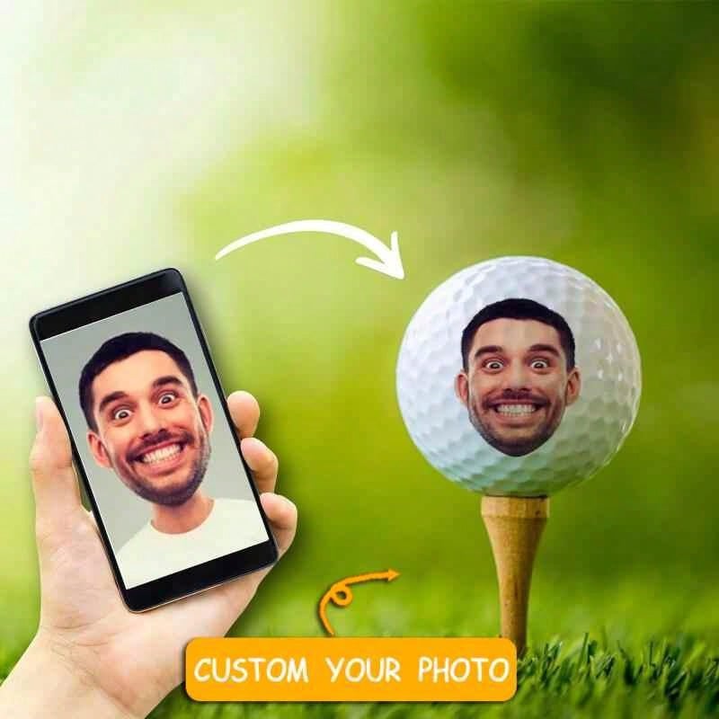 [Custom] Custom Your Image Skull (One Person Only) Golf Balls, High ...
