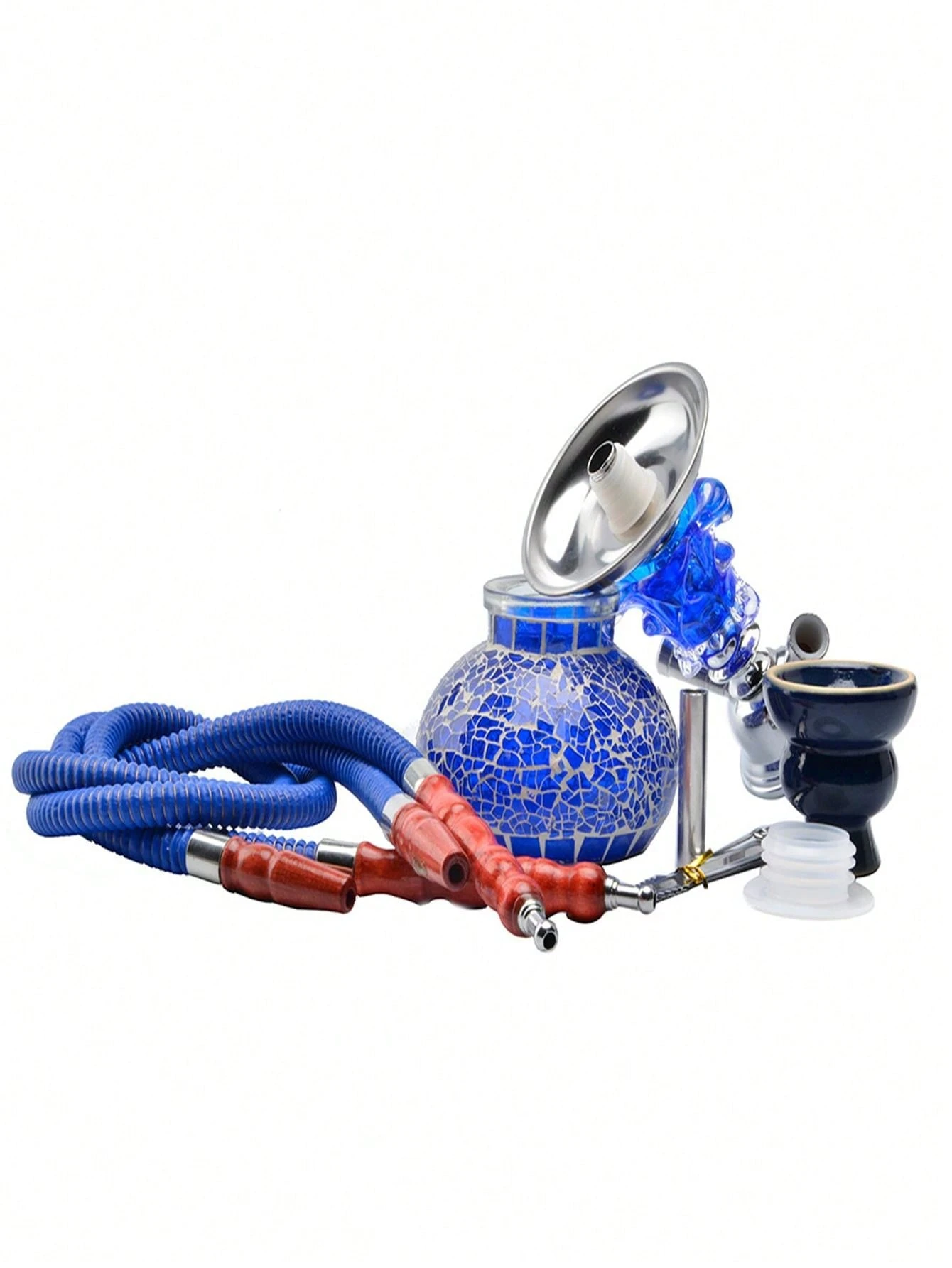 Hookah Complete Set Of Double Glass Hookah And Hookah Accessories ...