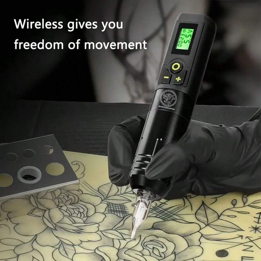 DONGYUNTATTOO Tattoo Gun Kit Wireless Tattoo Machine Kit Tattoo Kit ...
