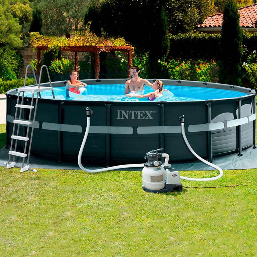 Intex Round Above Ground Pool With Ultra XTR Frame Purifier Delivery 24 ...