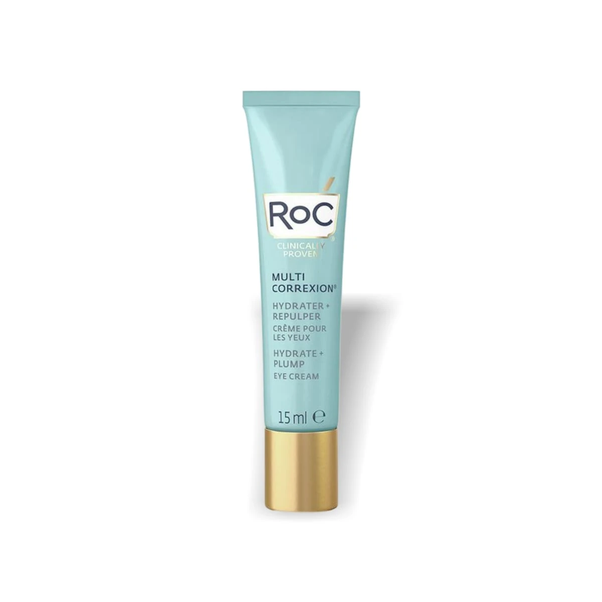 ROC Crema de ojos con gel hidratante y voluminizador Multi Correxion 15 ...