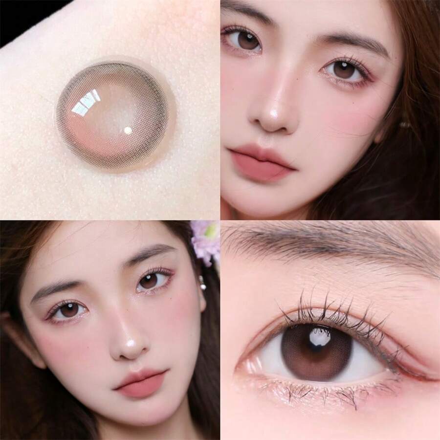 Onion Pink Big Beauty Pupil Cosmic Contact Lens Small Diameter Myopia ...