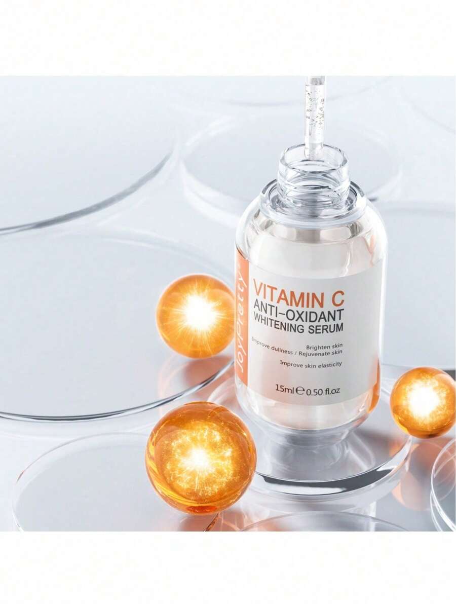 JOYPRETTY Vitamin C Serum VC Brightening Serum Hydrating Moisturizing Brightening Skin Tone ...