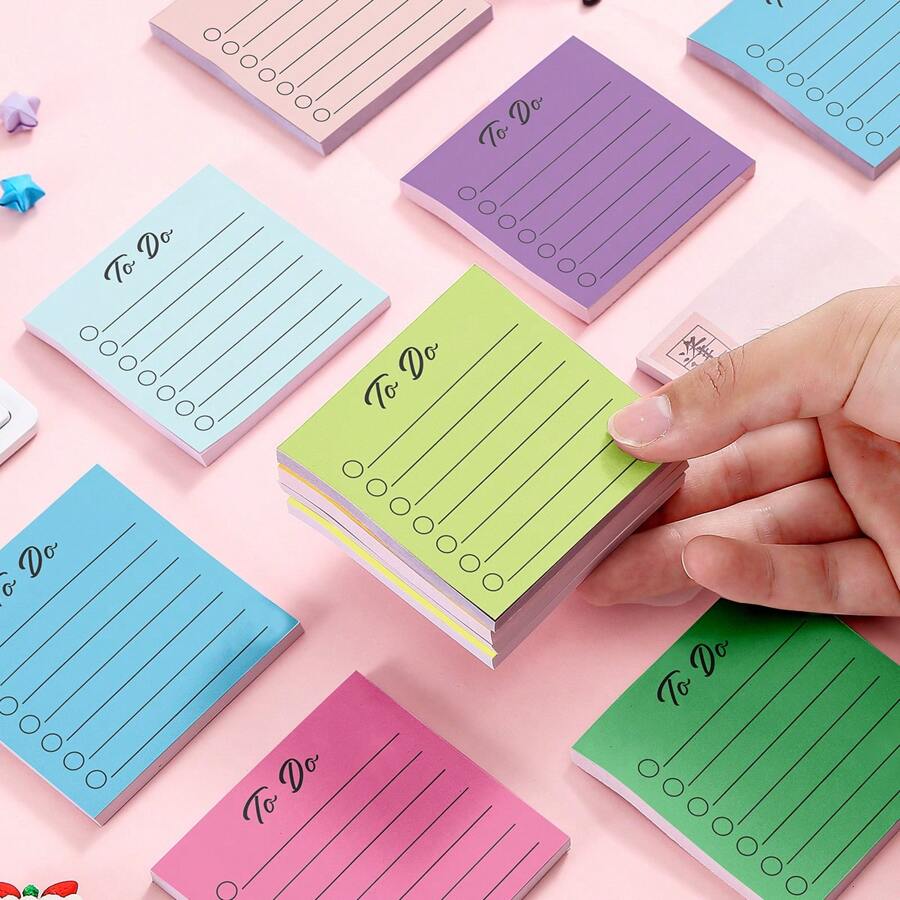 To-Do List Post It Notes 3x3 Cute And Aesthetic Sticky Notes Planner ...