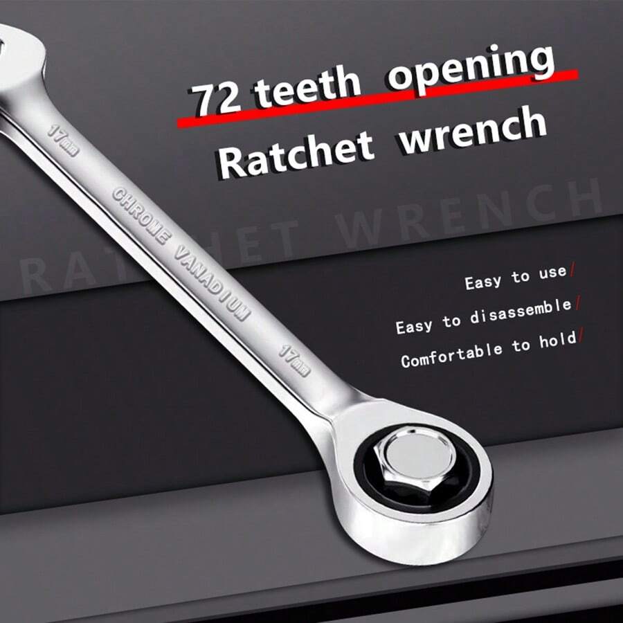 8pcs Multi-Functional Ratchet Wrench Set, Effort-Saving Fast Wrench ...