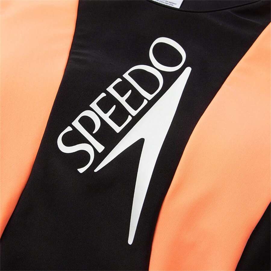 Speedo Women Long Sleeve One-Piece Swimsuit, Outdoor Beach Vacation ...