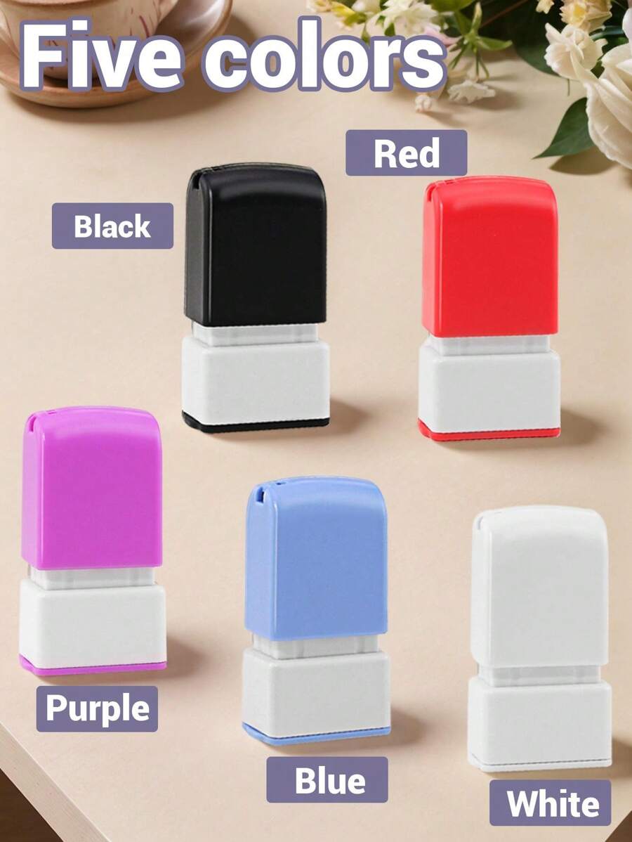 LICVIC 1pc Custom Name Signature Stamp For Kids, Name Stamps Personalized, DIY Customized Self ...