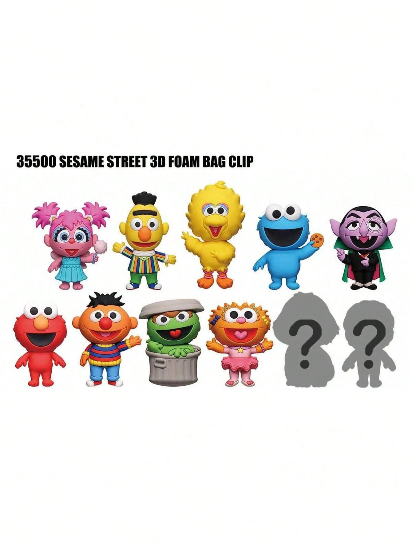 Sesame Street 1 pieza Bolsa misteriosa con llavero de personaje de ...
