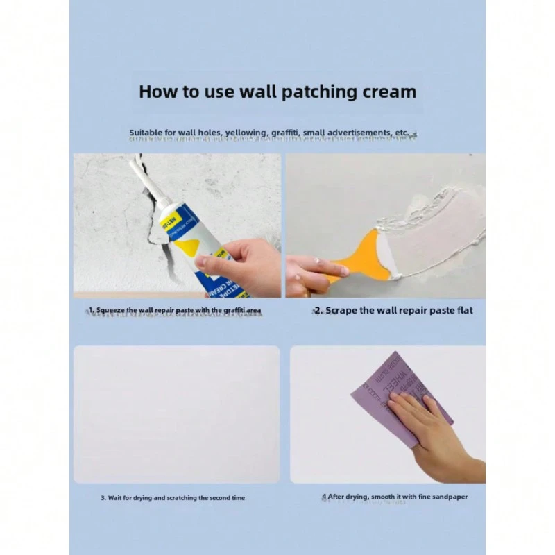 Wall Filler Paste (With Scraper Tool), Wall Filler Paste, Waterproof ...