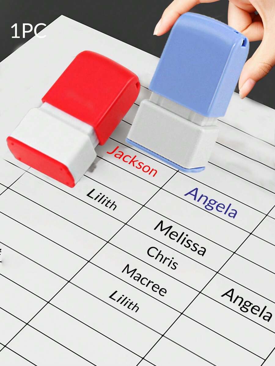 LICVIC 1pc Custom Name Signature Stamp For Kids, Name Stamps ...