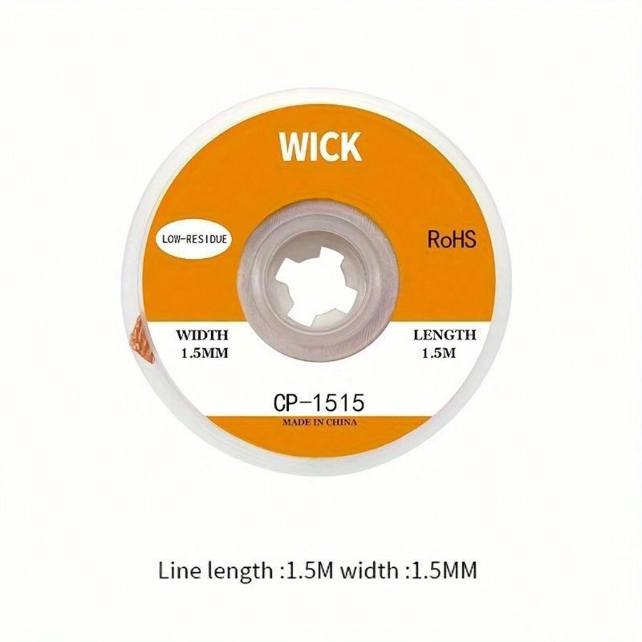 1.5m Copper Braided Desoldering Wick, Dedicated For Welding ...