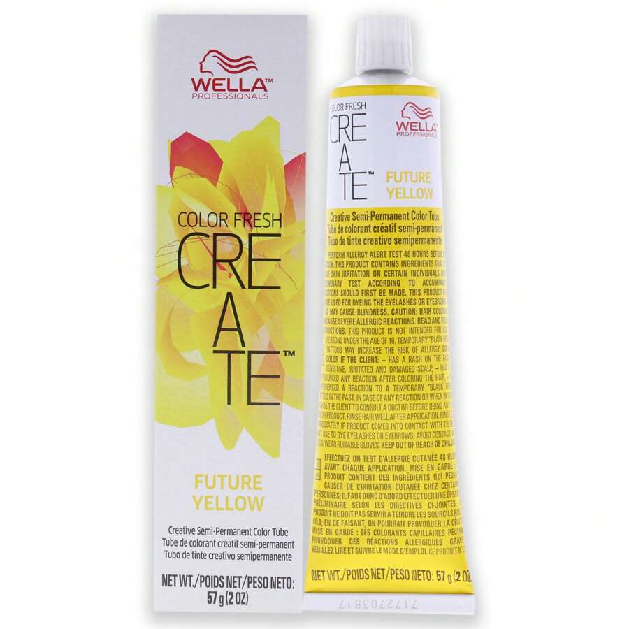 Wella Color Fresh Create Semi-Permanent Color - Future Yellow By Wella ...