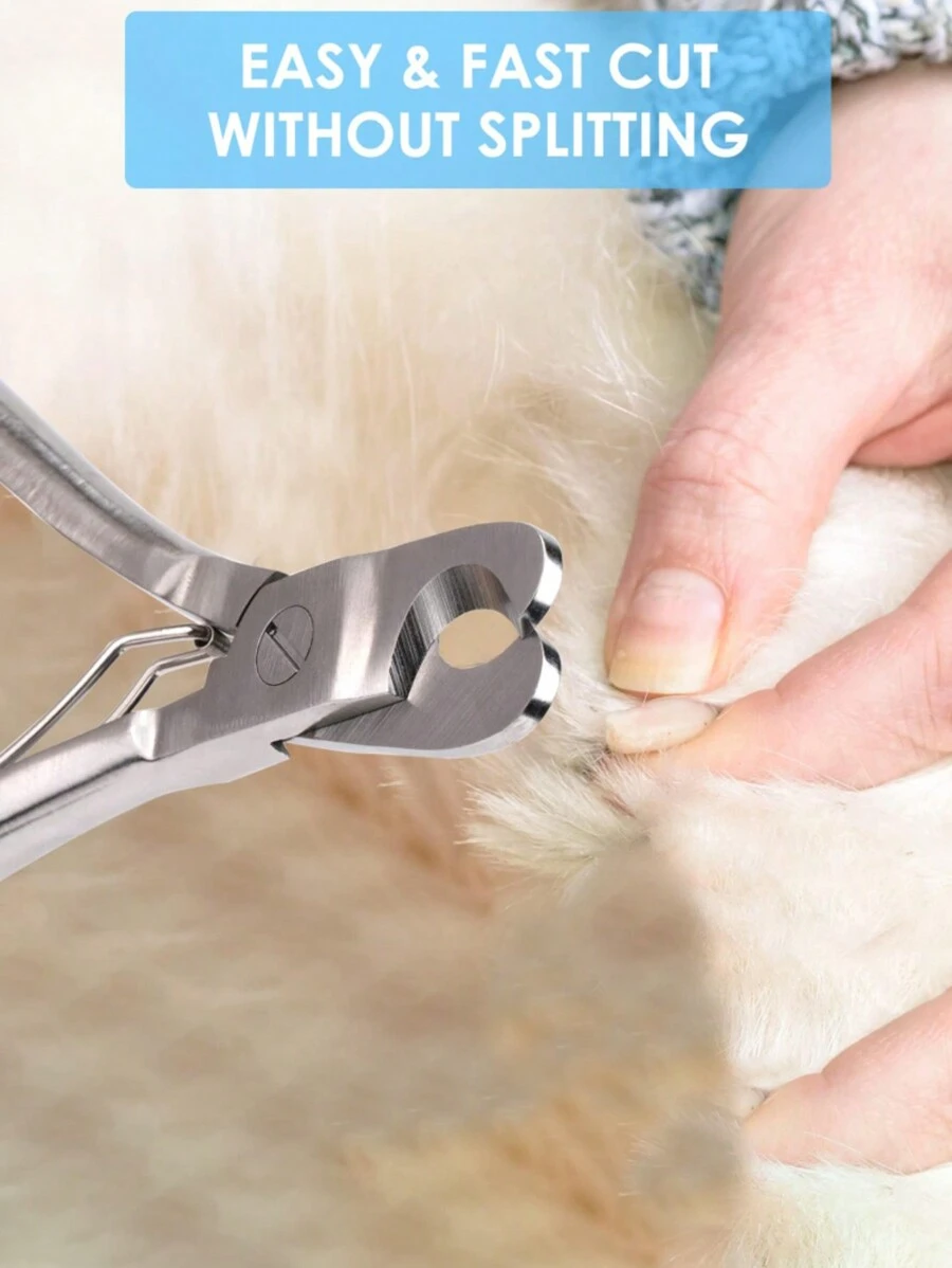1Pc Pet Nail Scissors For Large Dog Pets, Heavy Duty Dog Nail Trimmer ...