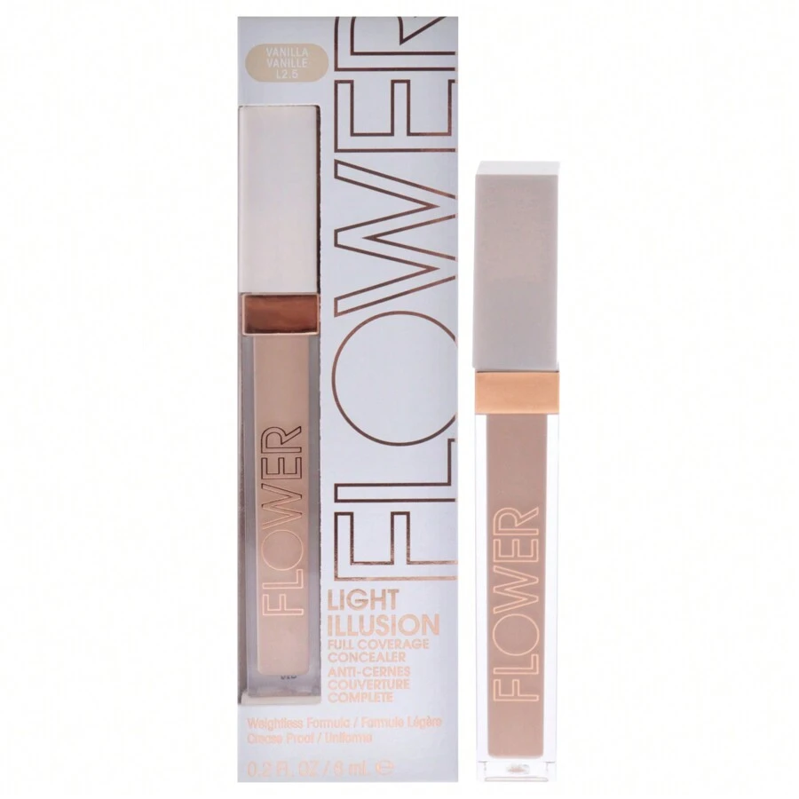 FLOWER Beauty Light Illusion Full Coverage Concealer - L2.5 Vanilla By ...