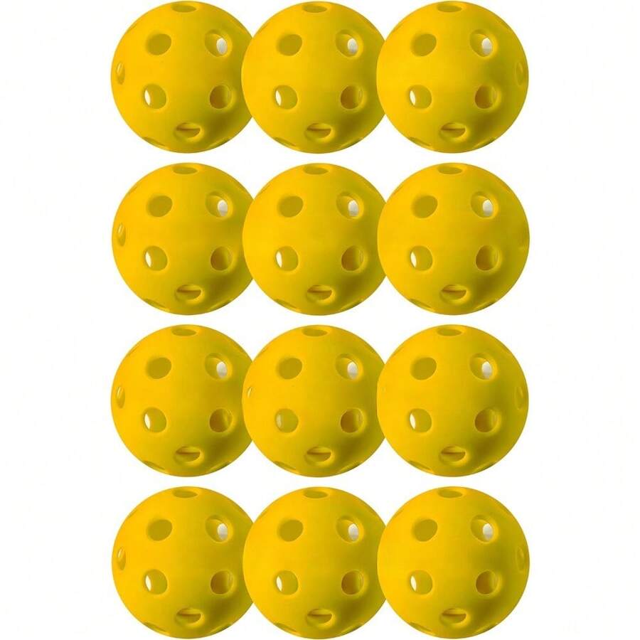 X-26 Indoor Pickleballs - Indoor Court Pickleball Balls - 3 Pack, 12 ...