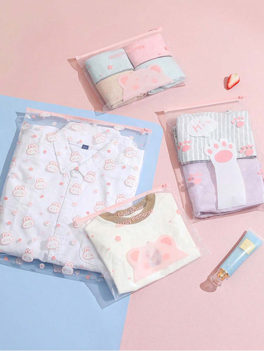 1pc Pink Travel Organizer Bag, Underwear Storage Pouches, Waterproof ...