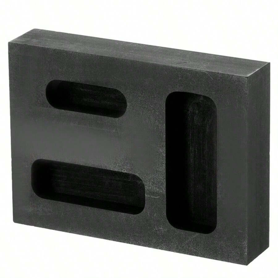 High Purity 3-Hole Graphite Ingot Mold For Melting And Refining Gold ...