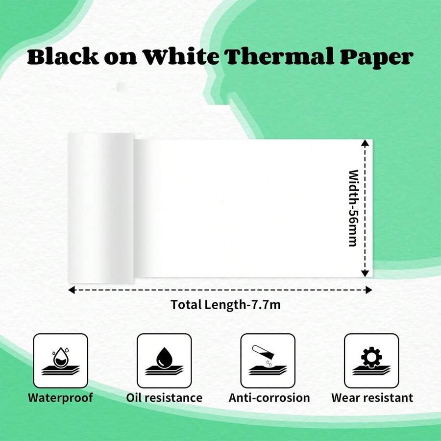 Mini Printer Thermal Papers Grayscale HD Photo Thermal Paper For ...