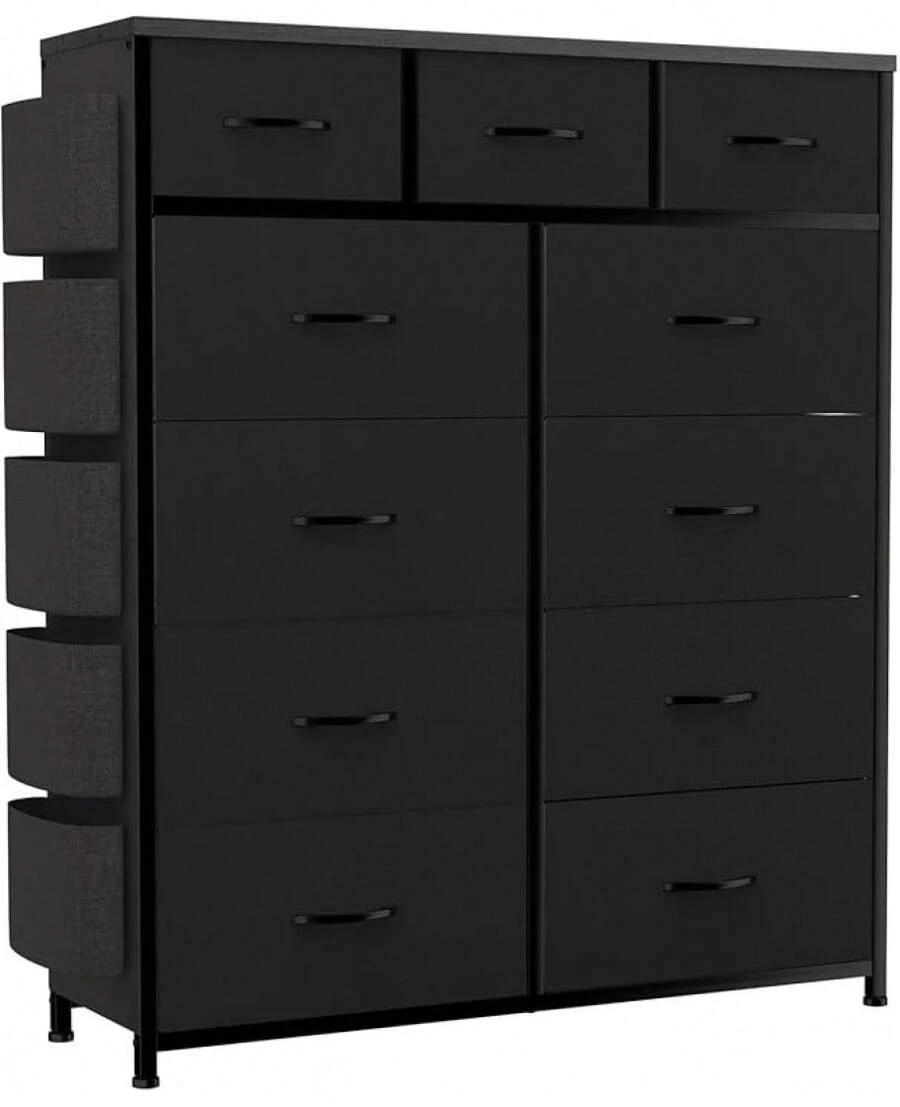11 Drawer Fabric Storage Dresser For Bedroom Organization, Chest Of ...