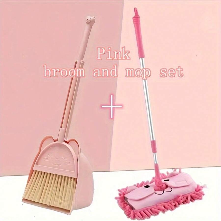 Latest A Set Of Adorable Mini Broom And Mop Kit, A Broom And Mop Set ...