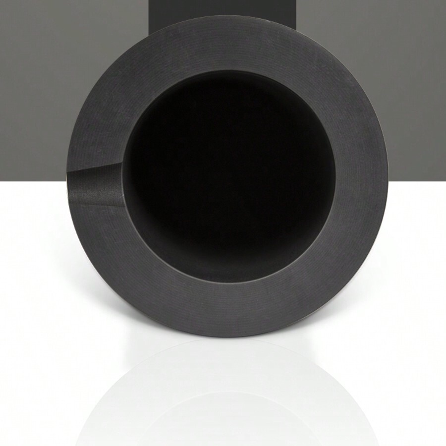 [3kg Dual-Rim Graphite Crucible] Graphite Clay Crucible For Gold And ...