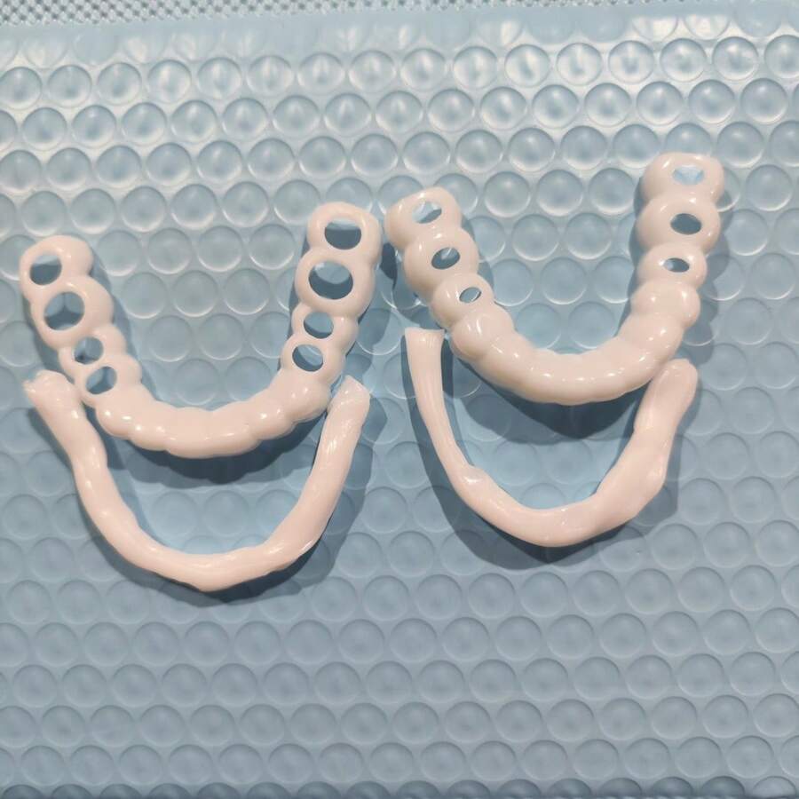 4Pcs/Set Instant Veneer Dentures Perfect Braces And Whitening ...