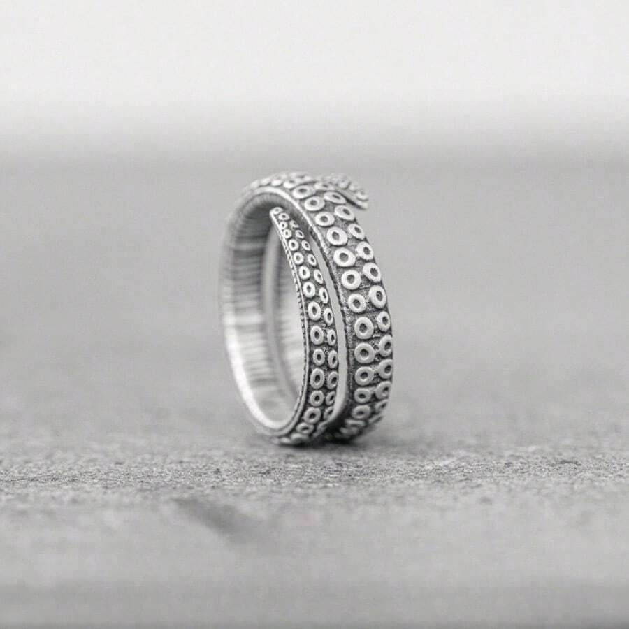 Tentacle Ring, Octopus Ring, Squid Ring, Handmade Sea Monster Ring For ...