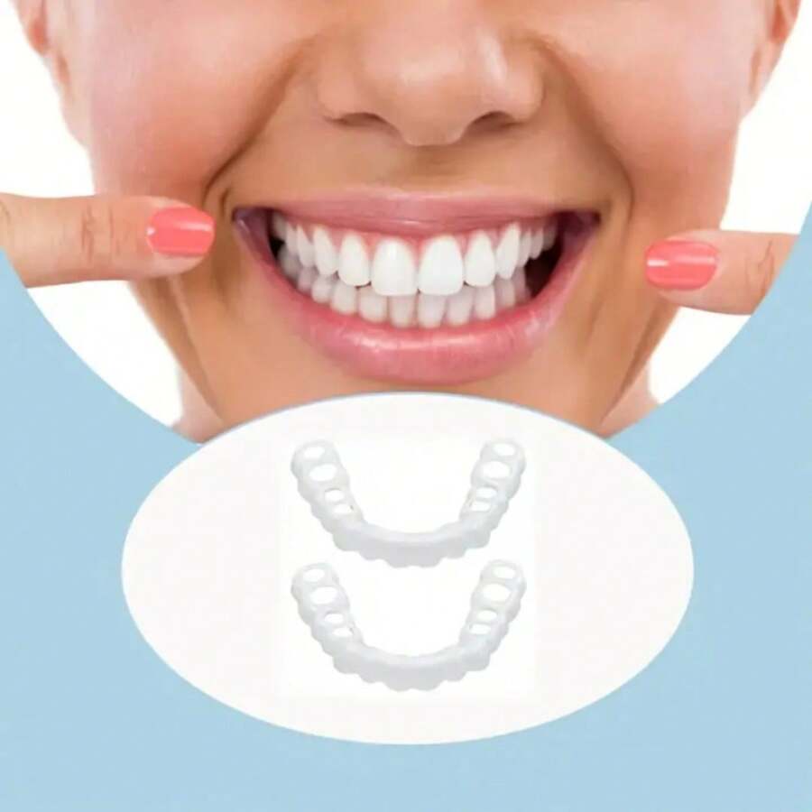 4Pcs/Set Instant Veneer Dentures Perfect Braces And Whitening ...