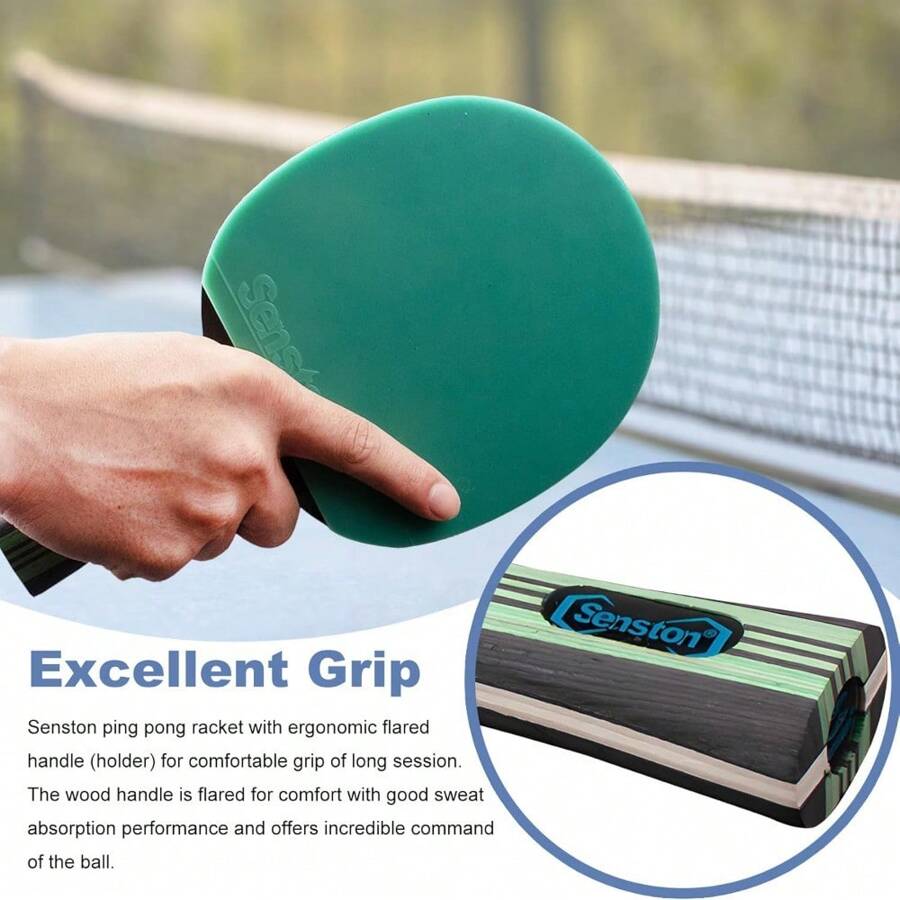Senston Ping Pong Paddles Table Tennis Paddle For Entertainment Or ...