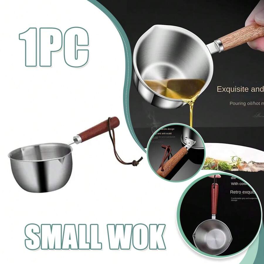 Induction Saucepan Niceminiwall Mini Milk Pan – Small Flat Bottom Oil ...