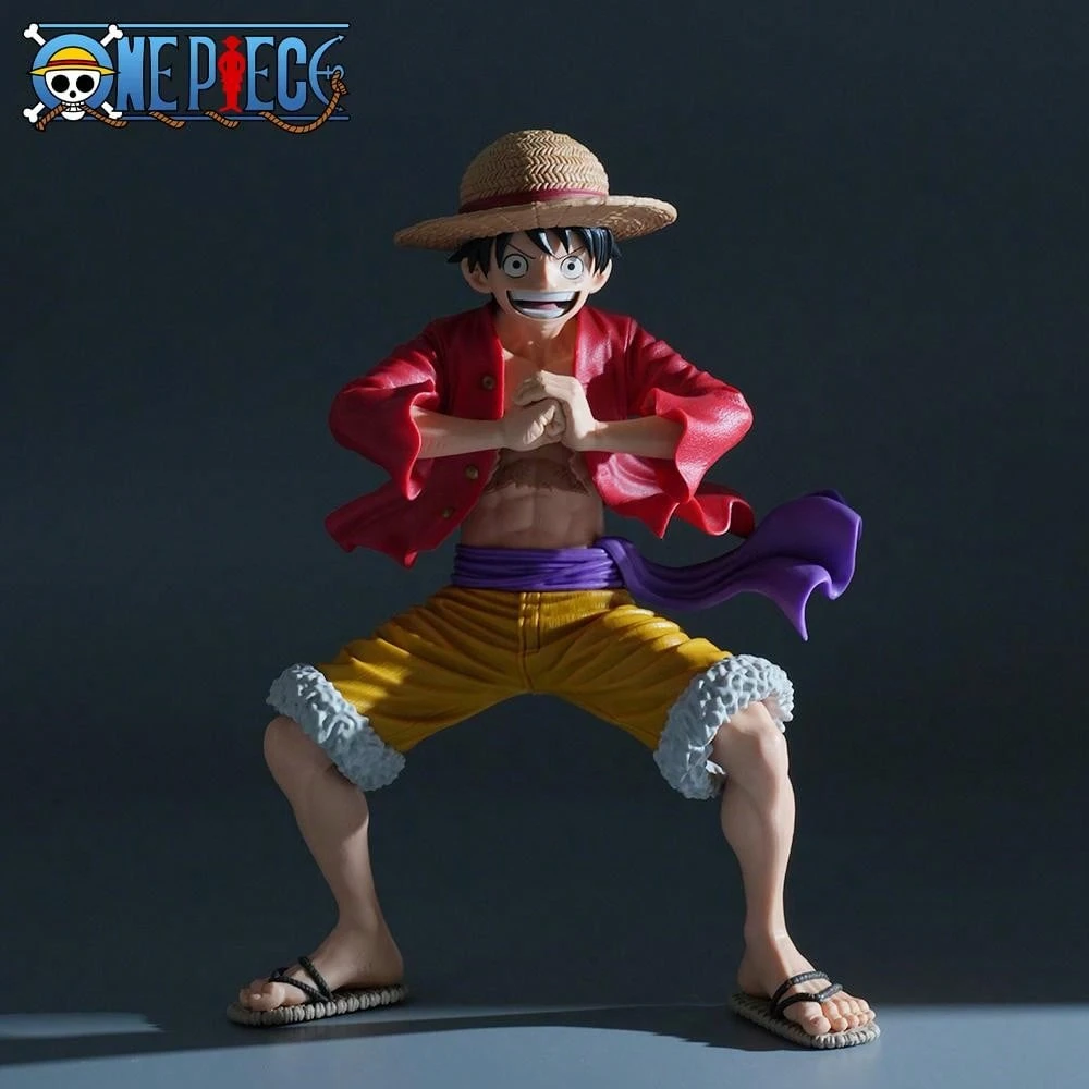 TOEI ANIMATION One Piece Officially Licensed MD. Luffy Anime Figure ...
