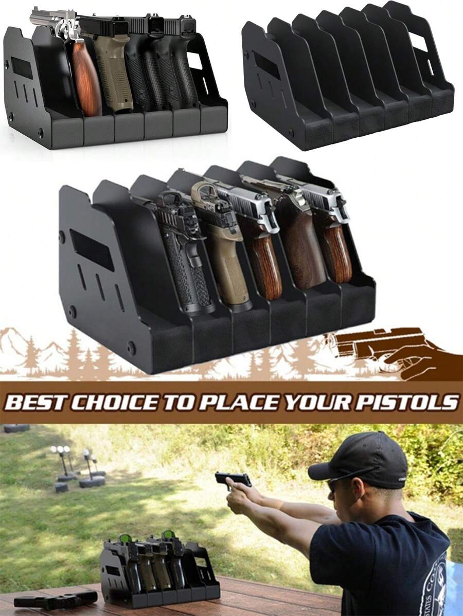 Gun Rack For Pistol, Soft Foam Pistol Holder For Gun Safe, Cabinet ...